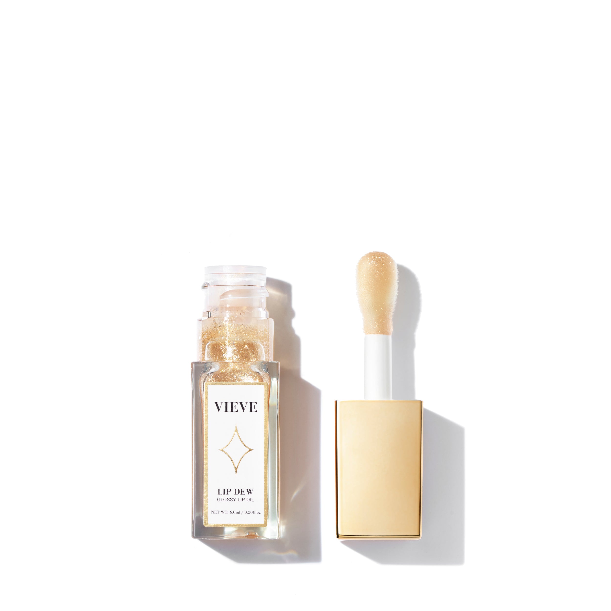 Lip Dew Original | Moisturising Gold & Clear Lip Gloss | VIEVE